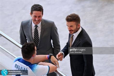 عکس دیوید بکام تماشاگر بازی ایران و انگلیس پایگاه خبری جماران