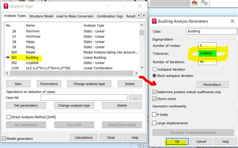 在 Robot Structural Analysis 中进行挫曲分析时报告“找到的缺失特征值数”