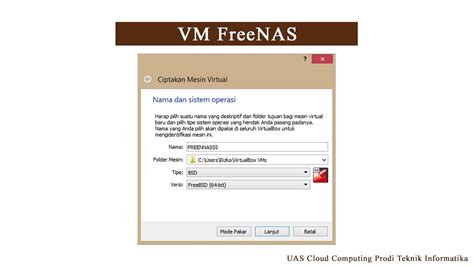 Cloud Computing Membangun Cloud Storage Di Virtualbox Menggunakan