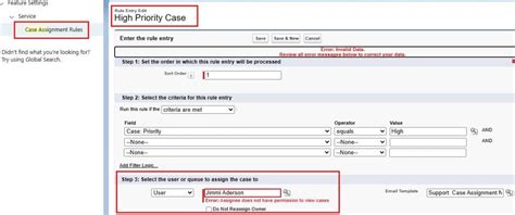 Salesforce Error Assignee Does Not Have Permission To View
