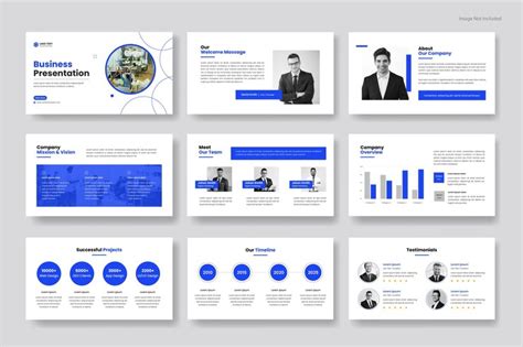 Шаблон творческих бизнес презентационных слайдов Powerpoint Используется для инфографического