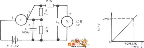 General Analog Thermometer Circuit Analog Circuit Basic Circuit Circuit Diagram SeekIC Com