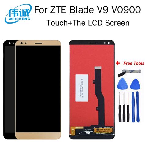 Weicheng Zte Blade V9 смартфон Сенсорная панель ЖК дисплей дигитайзер сенсорный экран линзы для