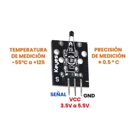 Sensor De Temperatura Analógico Para Arduino Ky 013 ElectrÓnica