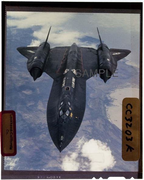 Lockheed Skunk Works Sr 71 Blackbird 4x5 Color Transparency 08