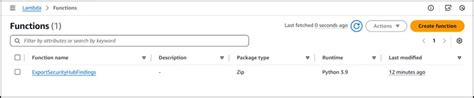 Automated Export Of Aws Security Hub Findings To A Central Log Archive