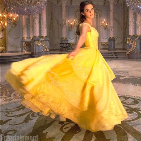 How Belles Iconic Yellow Dress Was Made For Emma Watson