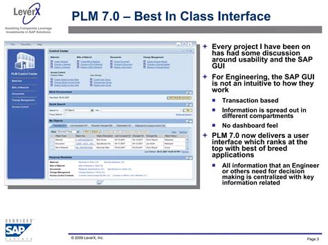 LeverX SAP PLM Webinar PPT