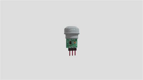 Sensor De Movimento E Presença Mini Pir Download Free 3d Model By