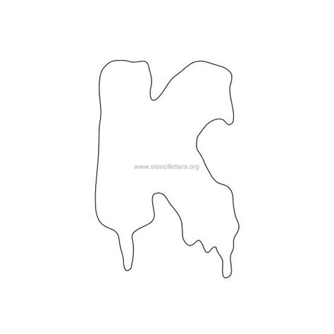 Halloween Letter Stencils Stencil Letters Org
