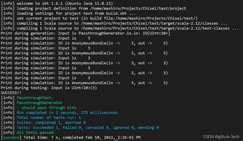 Chisel教程——02chisel环境配置和第一个chisel模块的实现与测试 Csdn博客