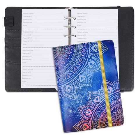 Binder Password Book With Alphabetical Tabs Password Keeper Books For