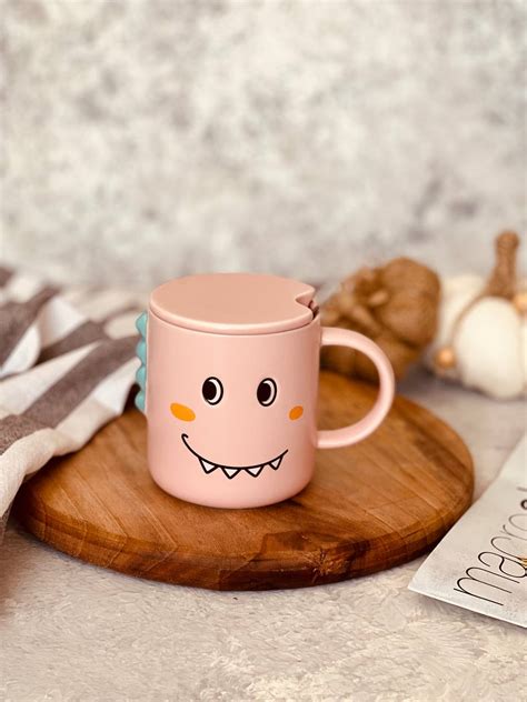 خرید ماگ دایناسور تیغ تیغی رنگی کد001362 خانه شکلاتی