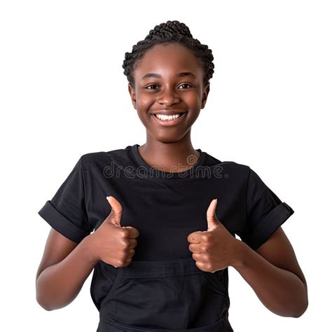 Photo Of Lovely Dark Skinned Female Makes Like Gesture Keeps Thumb Up