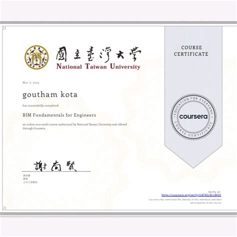Bim Continuouslearning Thankyoucoursera Goutham Kota