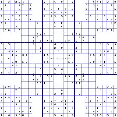 Images 16 X 16 Sudoku Printable Best Games Resource Free