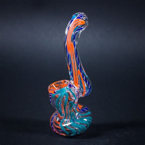 No Label Glass Mini Sherlock Bubbler For Sale
