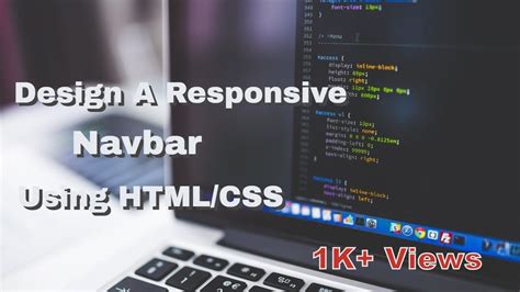 Designing A Responsive Navbar With Drop Down Menu In Htmlcss 1k