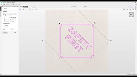 How To Rotate Objects In Vectric Software Transforming Objects V12