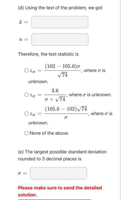 Solved A Journal Article Reported That A Null Hypothesis Of