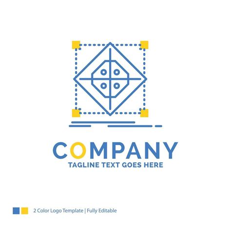 Architecture Cluster Grid Model Preparation Blue Yellow Business Logo Template Creative