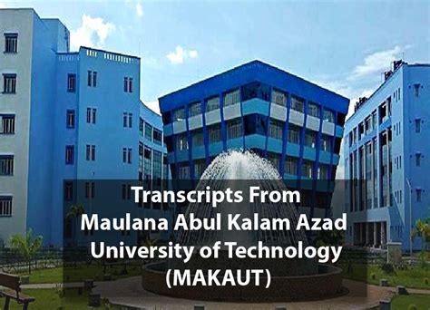 Maulana Abul Kalam Azad University Of Technology Makaut Transcript