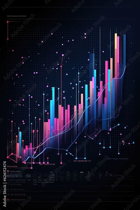 Abstract Data Visualizationbook Cover Insightful Data Visions Unraveling Patterns And Trends