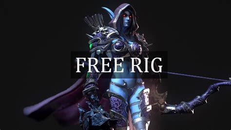 My Free 3d Rigged Model Sylvanas Windrunner For Animators And