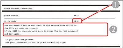 Network Connection Report Codes And Messages