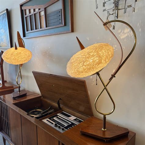 Atomic Spaghetti Shade Lamps — Bex Vintage