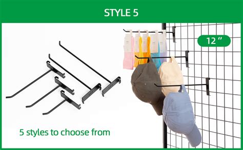 Pybtool 6 Inch Gridwall Hooks Grid Panel Hanging Hooks For Retail