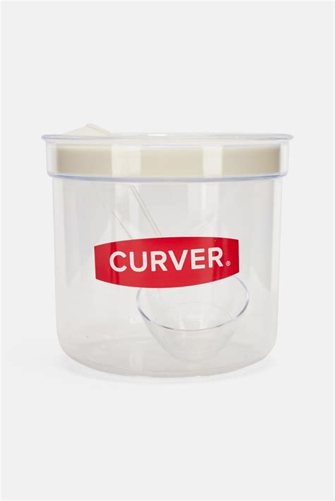 Curver food container with scoop transparent | Brands For Less