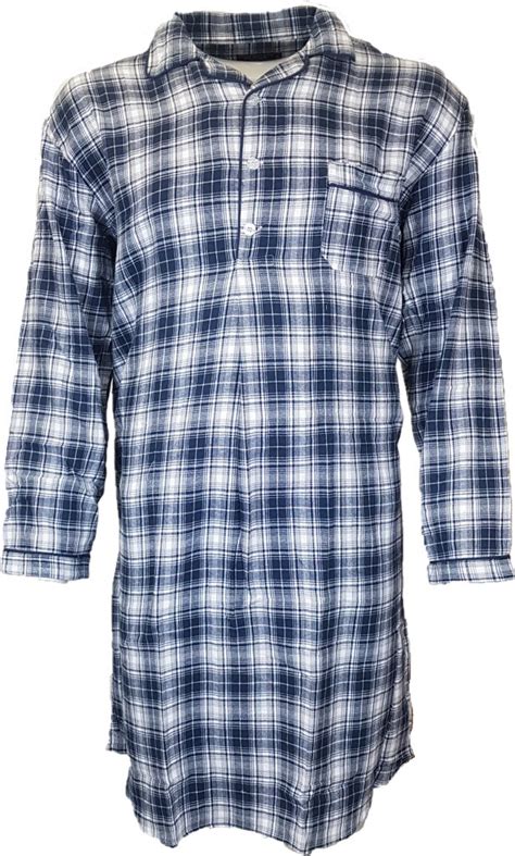 Nattskjorta Flanell 028 Alltid I Lager