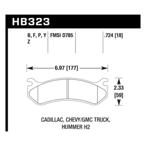 Hawk Performance Superduty Hawk Hb323p724