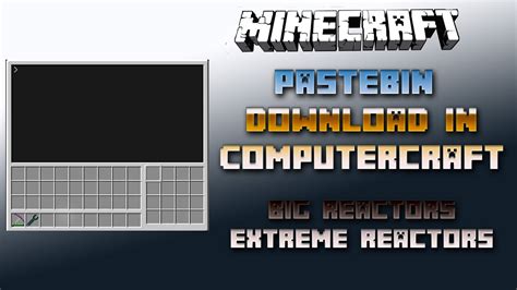 Fix Pastebin Download ⚡ Minecraft Big Reactors Extreme Reactors Tutorial ⚡ Deutsch German