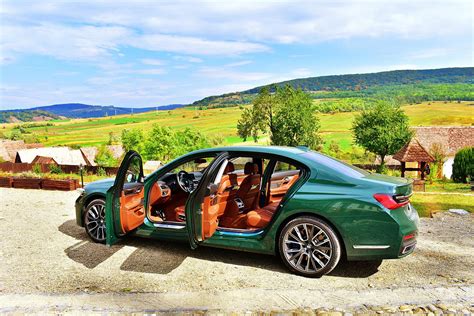 BMW 7 Series Individual photographed in British Racing Green in Romania