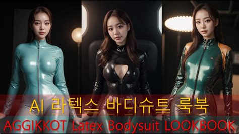 [ai Lookbook]애기꽃 라텍스 바디슈트 룩북 Chapter3 세로 Aggikkot Latex Bodysuit Lookbook Youtube