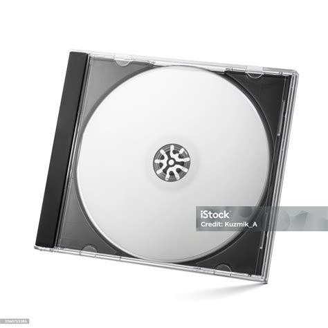 닫힌 컴팩트 블랙 플라스틱 디스크 박스 케이스 Cd 보석 빈 디스크가 분리되어 있습니다 콤팩트 디스크에 대한 스톡 사진 및 기타 이미지 콤팩트 디스크 모형 실물 모형