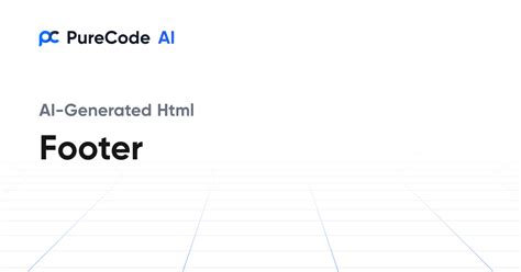 build great html footer components faster using ai tools