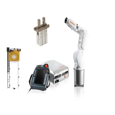 Factory Robot Arm 6 Axis Kuka Kr 10 R900 2 With Schunk Robot Fixture And Robot Ground Rail