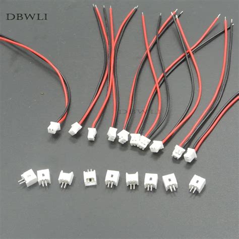 10 Pcs Mini Micro Female Jst 1 25 1 25mm 2 Pin 2pin 3 4 5 6p Pin