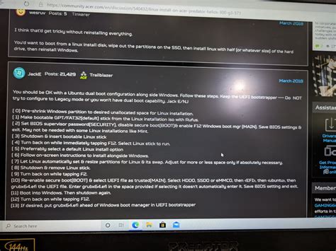 Im Having Problems Installing Linux Alongside Windows It Shows Rst Enabled Please Disable It