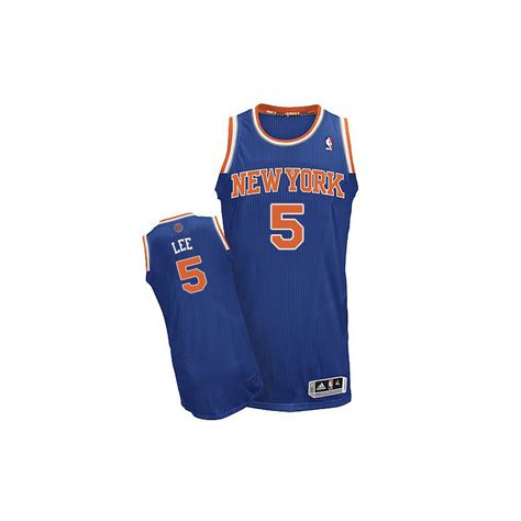 Mens New York Knicks Courtney Lee Authentic Orange Alternate Adidas Jersey