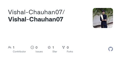 Github Vishal Chauhan07vishal Chauhan07
