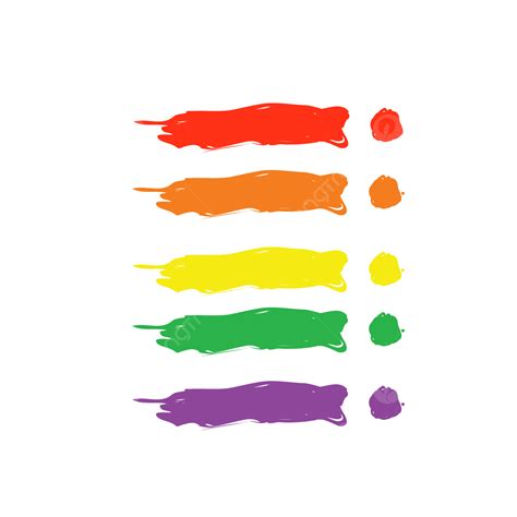 Efecto De Pincel De Pintura Vectorial Png Vector De Pintura Vector