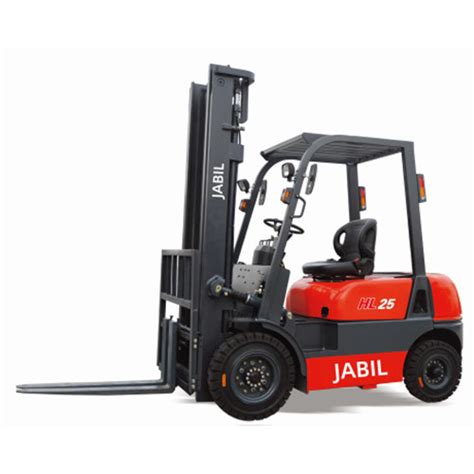 Jabil 2 5ton Diesel Forklift Optional To Sideshift Color Lifting Height Electric Forklift And