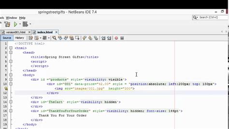 Html And Javascript E Commerce 19 Youtube