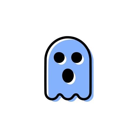 Blue Ghost Icon Element Of Horror Genre Icon For Mobile Concept And