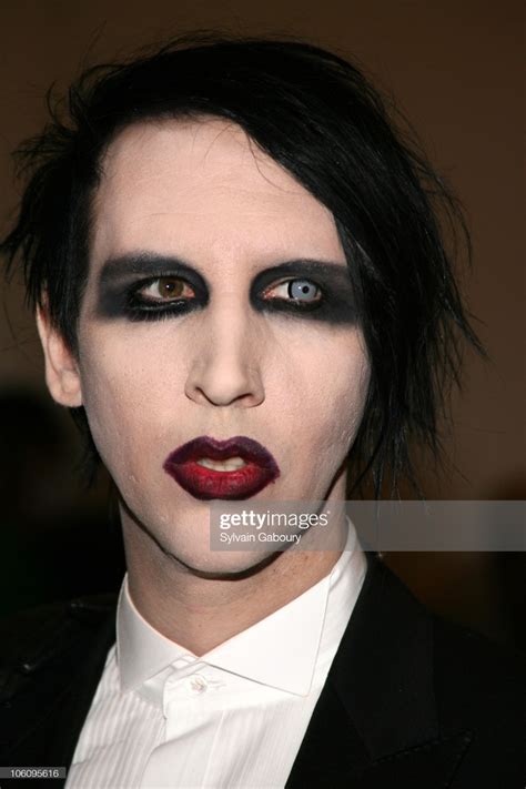 Marilyn Manson During The Costume Institute Gala Celebrating