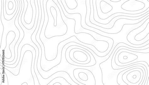 Abstract Pattern With Lines Background Of The Topographic Map